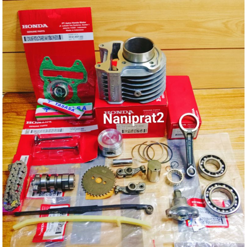 Jual Paketan Blok Seher KVY Cylinder Paket Lengkap 12 item Honda Beat lama/Beat karbu/Scoopy ...