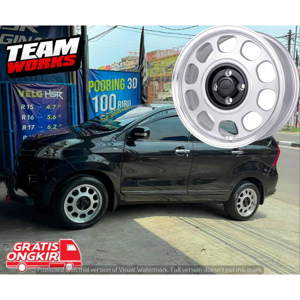 Jual VELG MOBIL AVANZA XENIA HSR KLG9100 R16 LEBAR 7 H4X114,3 SILVER ...