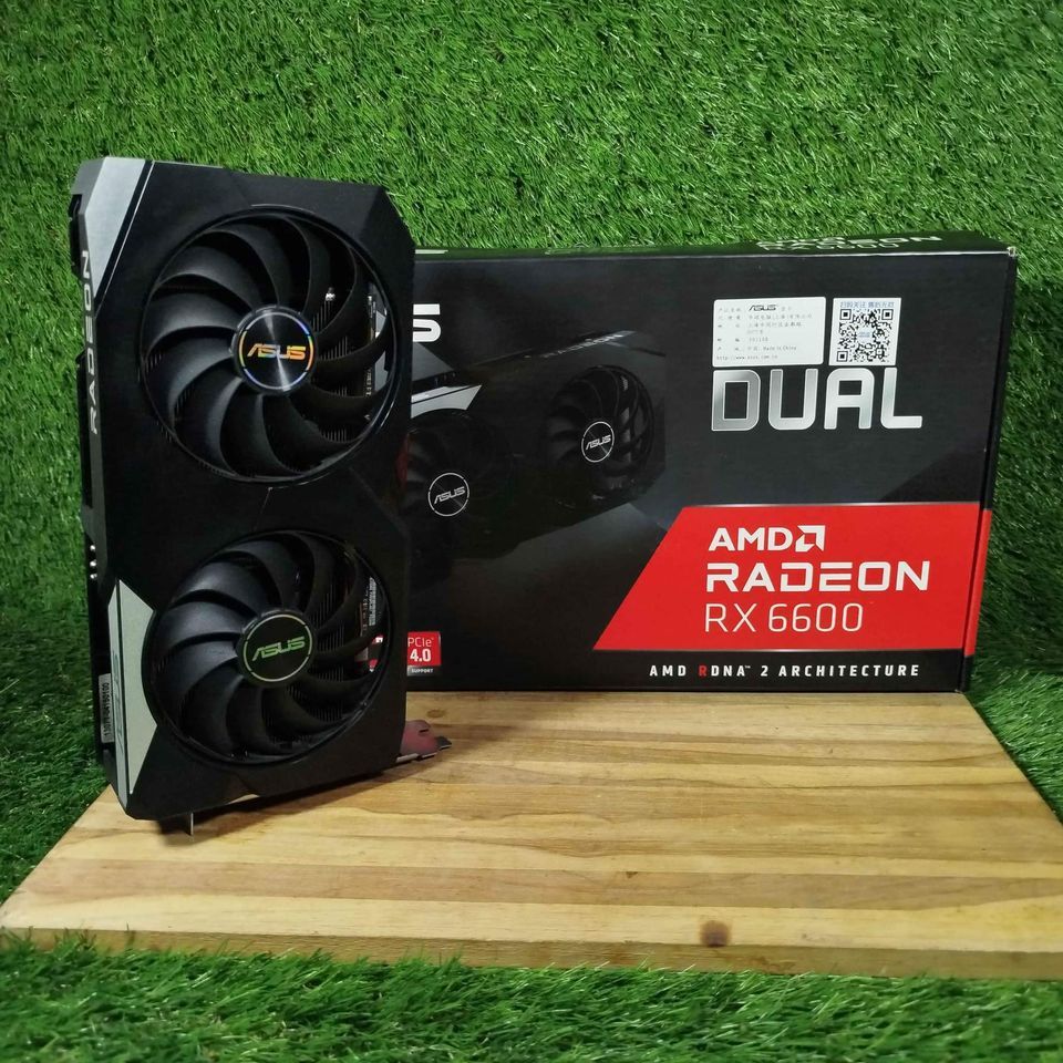 Jual VGA RX 6600 Asus dual AMD Radeon NVIDIA komputer cpu pc gaming game intel | Shopee Indonesia