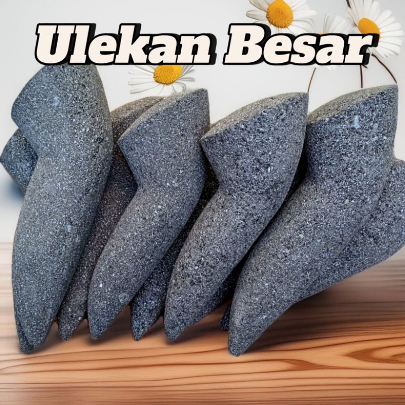 Jual Ulekan Cobek Batu Merapi Kualitas Super Jumbo | Shopee Indonesia