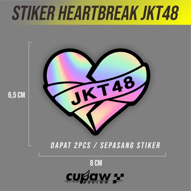 Jual Stiker heartbandage love JKT48 hologram | Shopee Indonesia