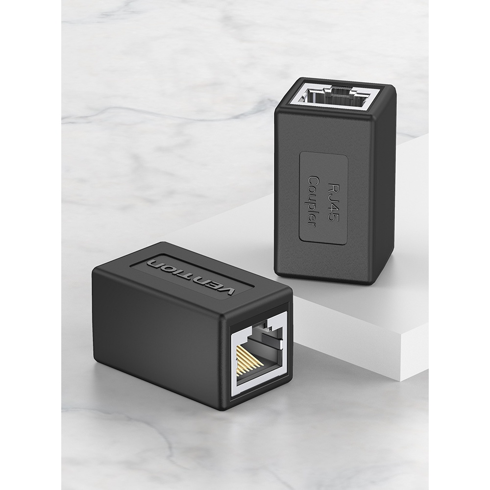 Jual Vention Barrel Konektor RJ45 Cat.6 FTP Female to Female Jack ...