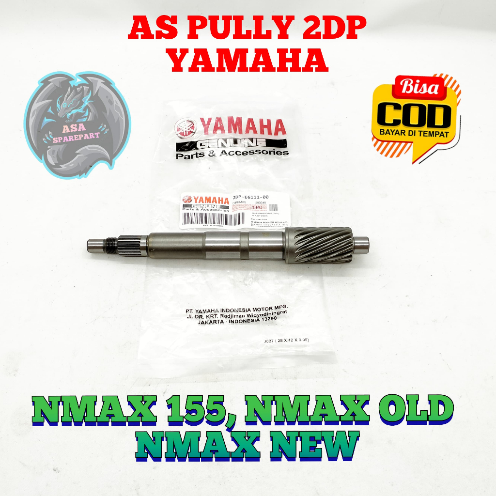 Jual As Pully Belakang 2DP Motor Yamaha N Max Old Facelift , N-Max New ...