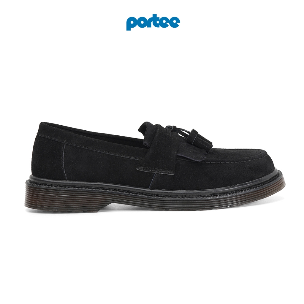 Jual Sepatu Kulit Pria Portee Goods Original Loafers Tasseled Suede ...