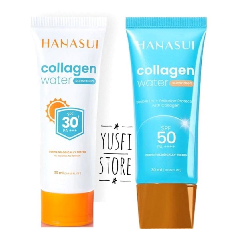 Jual Hanasui Sunscreen Collagen Water Sun Screen Hanasui Spf 30 Spf 50 ...