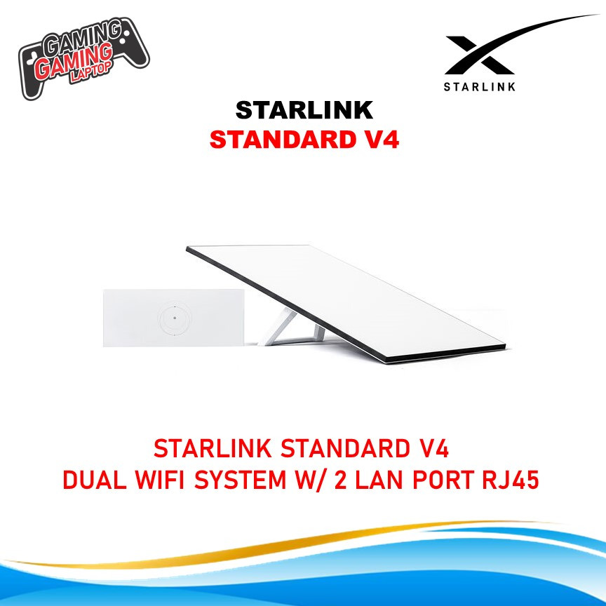 Jual STARLINK V4 GEN 3 Standard Router Dual Wifi System With 2 LAN Port ...