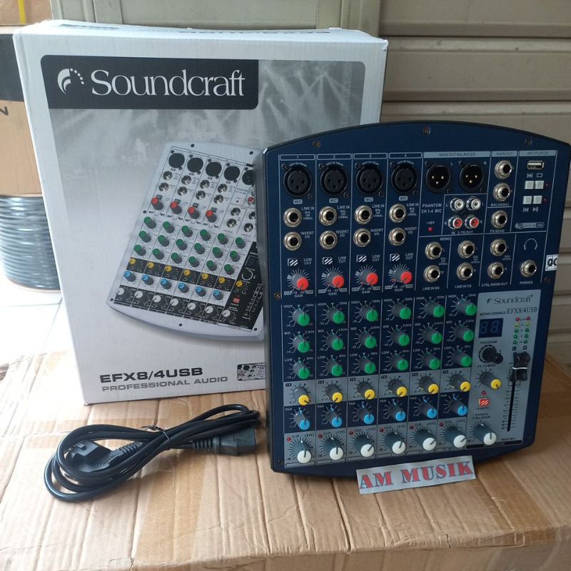 Jual MIXER AUDIO SOUNDCRAFT EFX8/4USB MIXER 8 CHANNEL EFX 8/4 USB ...