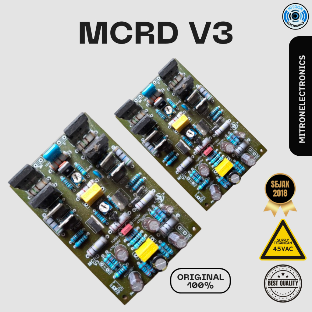 Jual 100% ORIGINAL KIT AMPLIFIER MCRD V3 Master Bass COCOK UNTUK ...