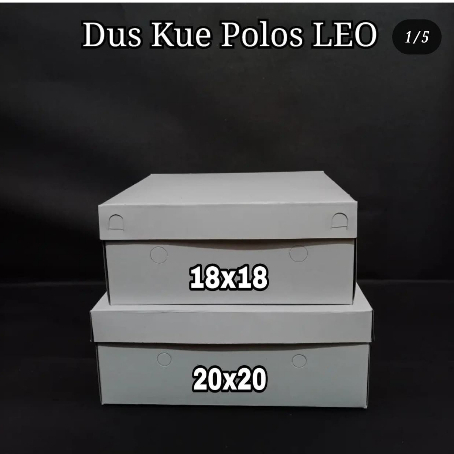 Jual Box Nasi Putih Polos 18x18 ,20x20 Box Catering Dus Nasi 18x18 ...