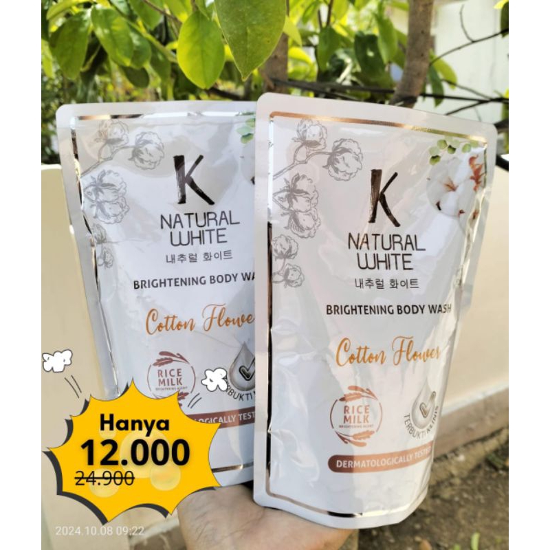 Jual K Natural white sabun 400Ml promo grosir lebih hemat | Shopee ...