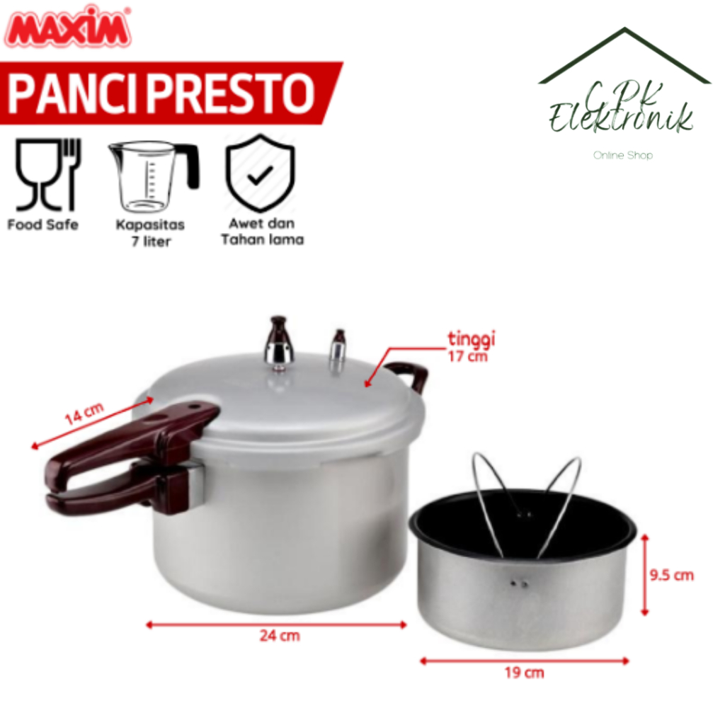 Jual Maxim Presto 7 Liter - Maxim7L | Shopee Indonesia