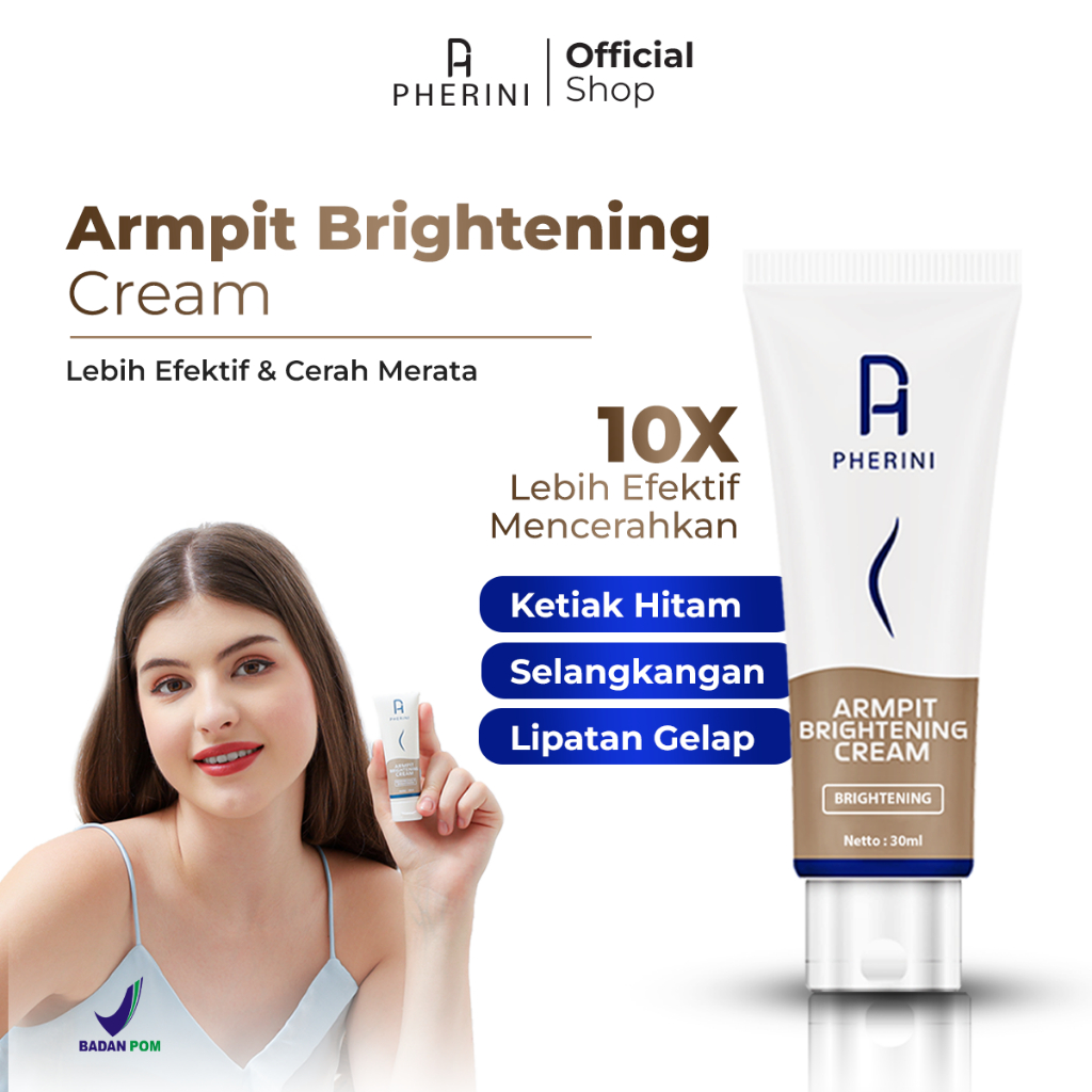 Jual PHERINI Underarm Pencerah Selangkangan Ketiak dan Lipatan Hhitam Pherini Armpit Brightening ...