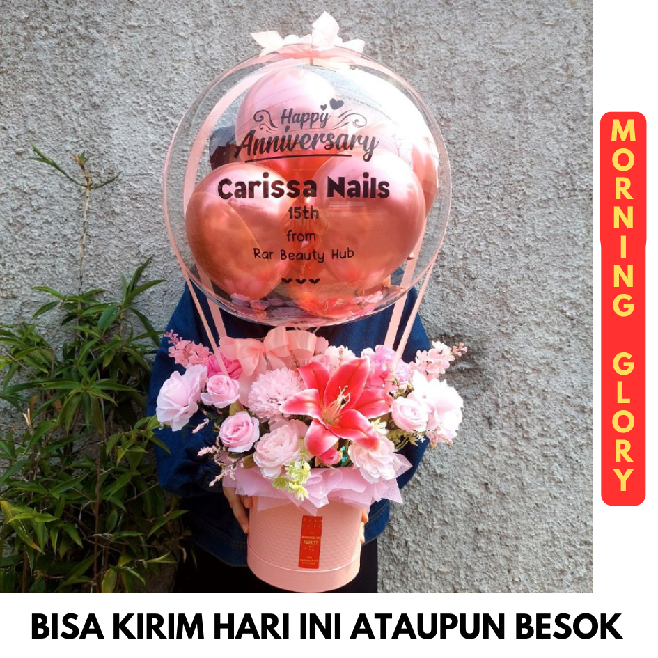 Jual Balon Bouquet Buket Bunga Box XL untuk Birthday/Graduation/Grand ...