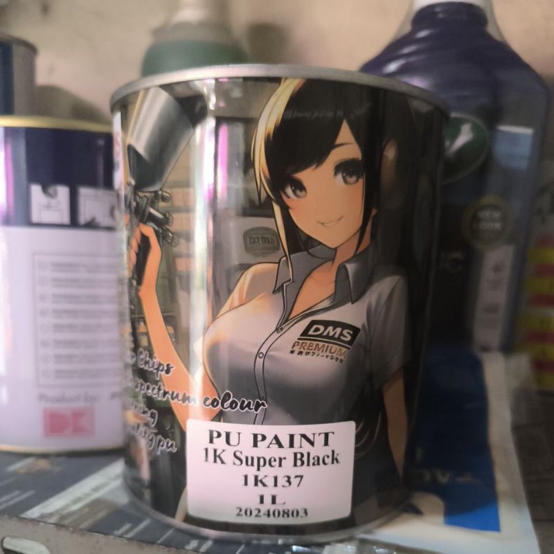 Jual Cat Pu Super Black Hitam Pekat Dms Premium | Shopee Indonesia