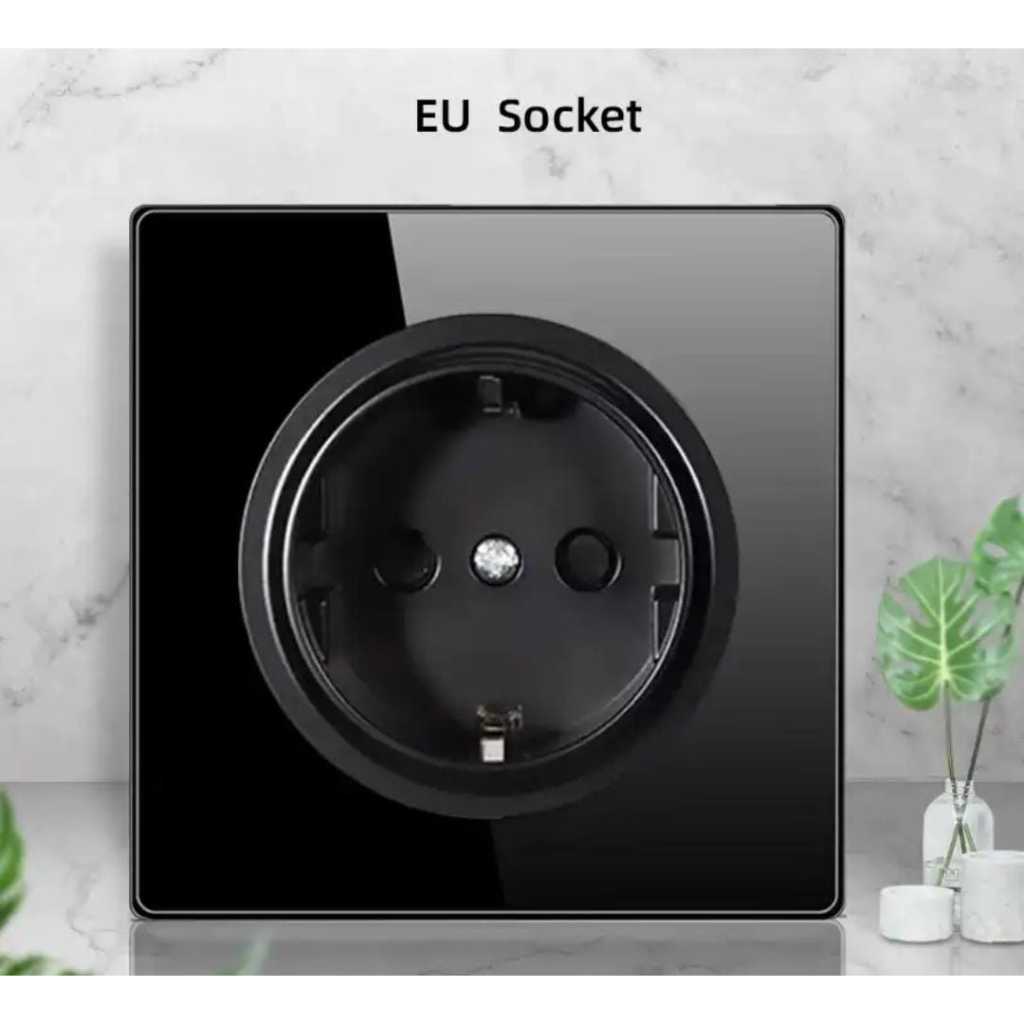 Jual Stop Kontak Tanam Dinding 4 warna Stop Kontak 2 lubang | Shopee ...