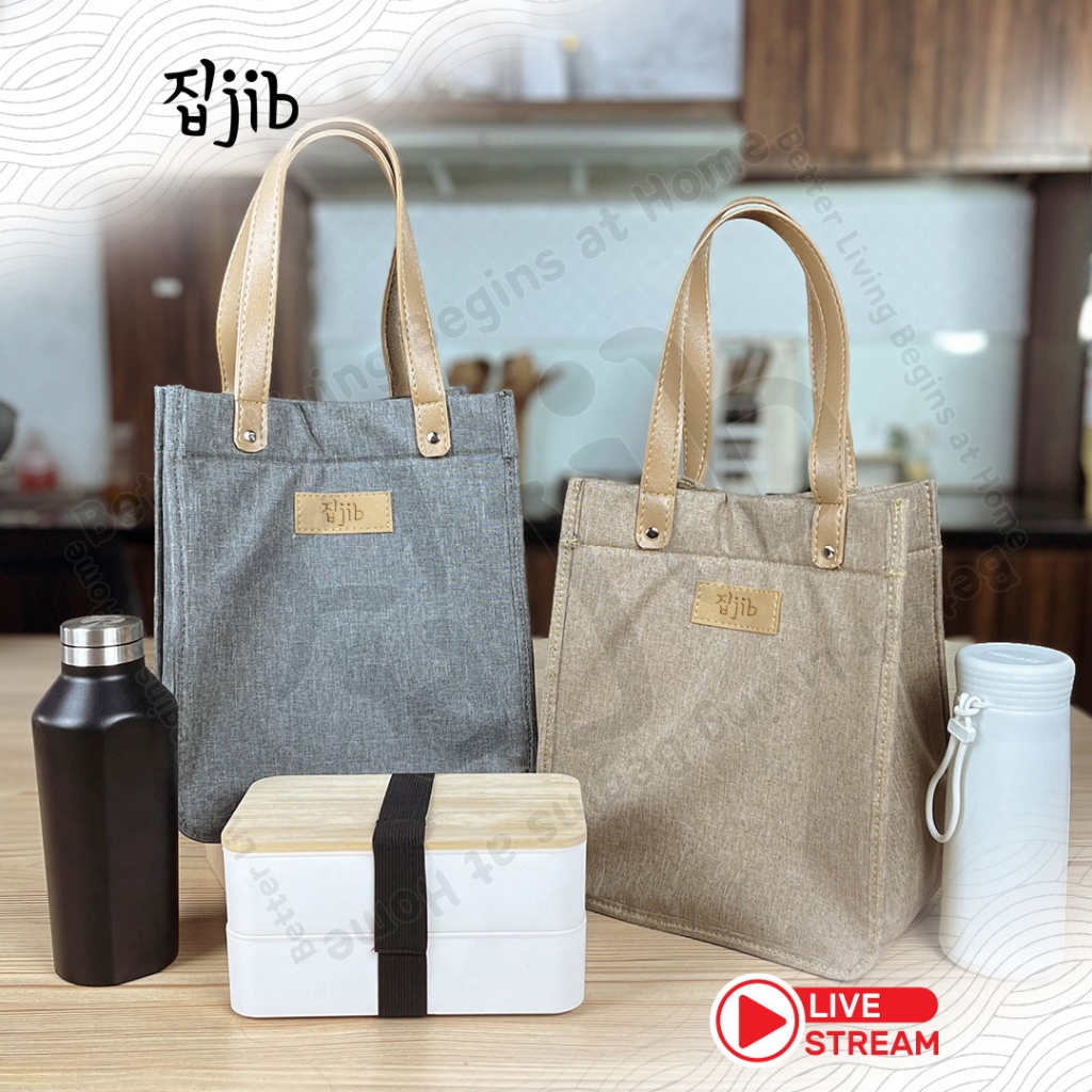 Jual JIB Korean Lunch Bag / Tas Bekal Jinjing Tahan Panas Portable ...