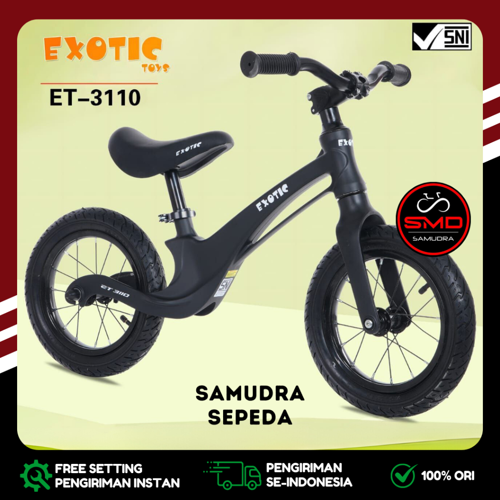 Jual Sepeda Anak Push Balance Bike Exotic ET 2004 3110 Magnesium Murah ...