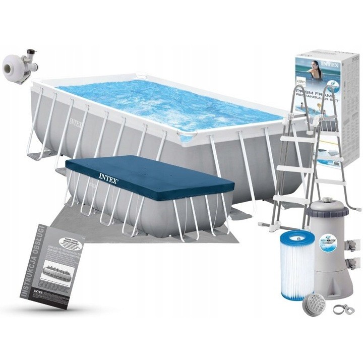 Jual Kolam Renang Keluarga INTEX 26792 Prism Frame Rectangular ...