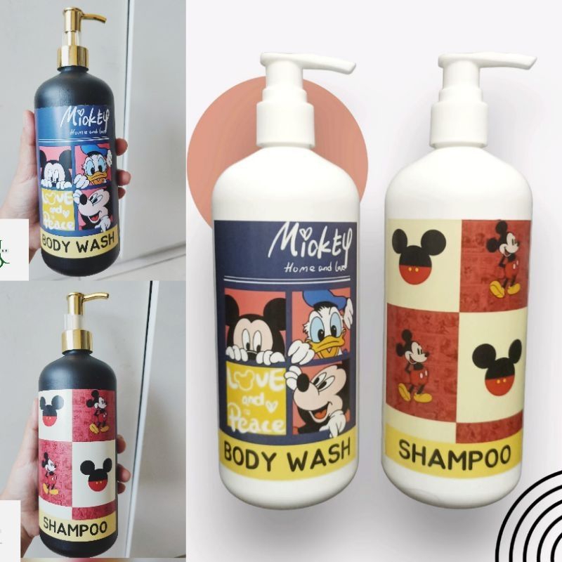 Jual Botol pump 500ml kartun mickey mouse mikimos miki mouse disney ...