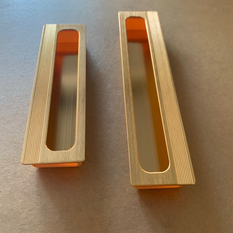 Jual Handle Tanam Tarikan Pintu Lemari Laci Gold 0046 | Shopee Indonesia