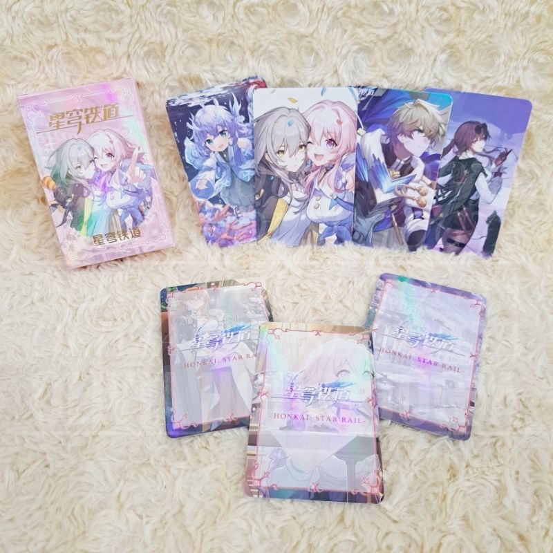 Jual Photocard Honkai Star Rail Hologram 50 pcs Lomo Card Honkai Star ...