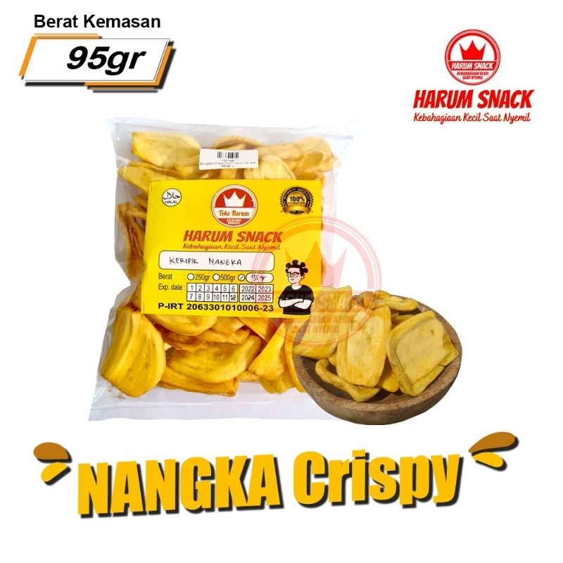Jual NANGKA CRISPY 95 gram [Harum Snack Official] NANGKA CRISPY SNACK ...