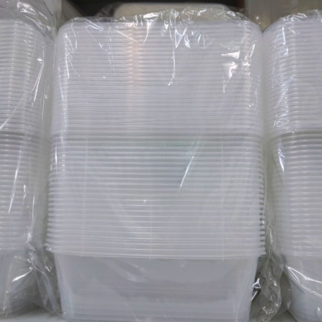 Jual Kotak Makan Plastik Thinwall merk DM 750 ML isi 25 Pcs | Shopee Indonesia