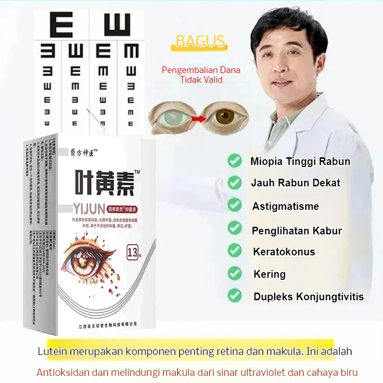 Jual ️24H Pengiriman Cepat ️Lutein Eye Drops Obat Tetes/Mata Presbiopia ...