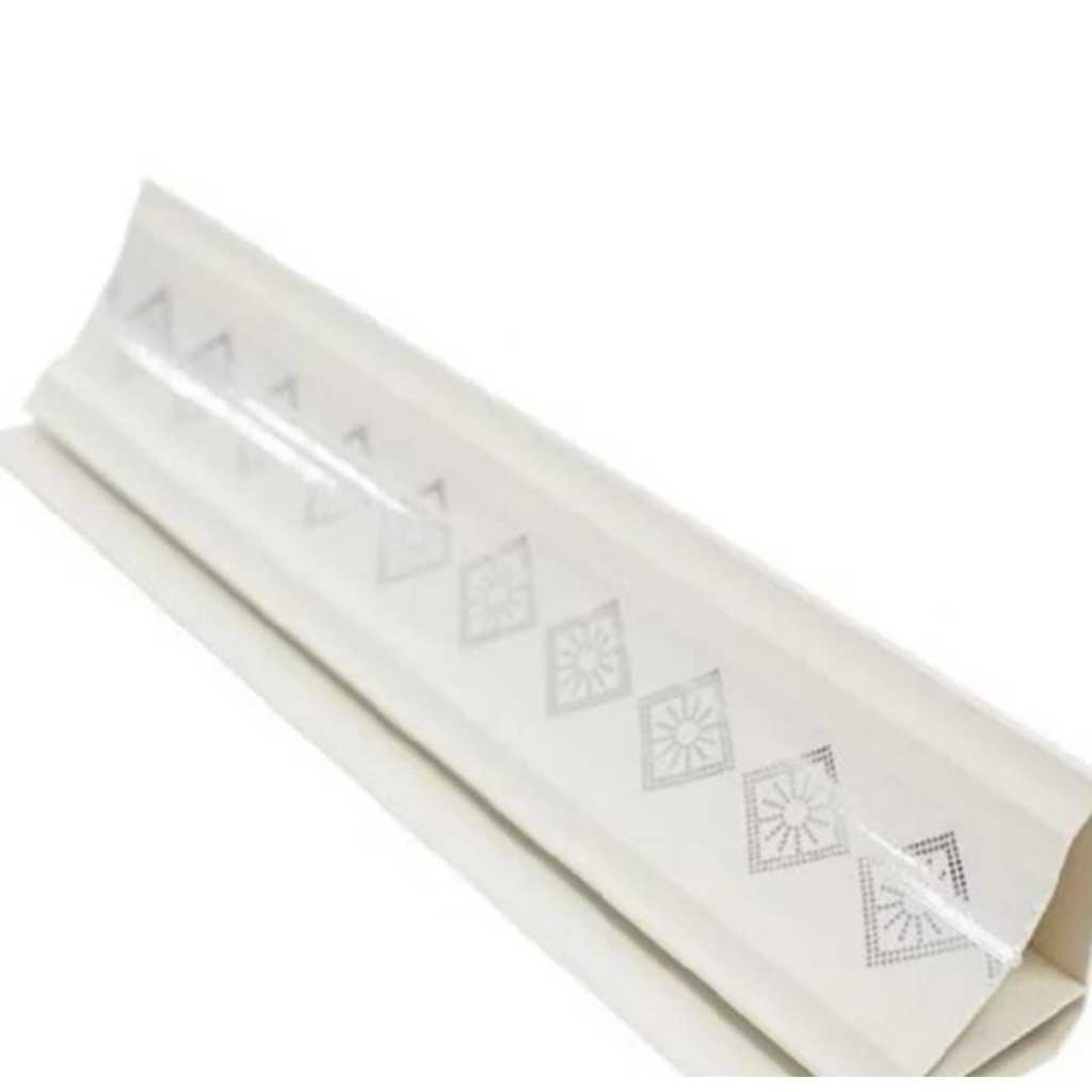 Jual List tembok profil sudut PVC variasi motif lebar 6cm | Shopee ...