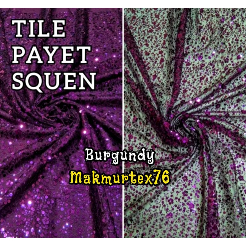 Jual Tile Sequin Payet Premium/Tile Sequin/Tile Payet/Bridasmaid/1000 ...