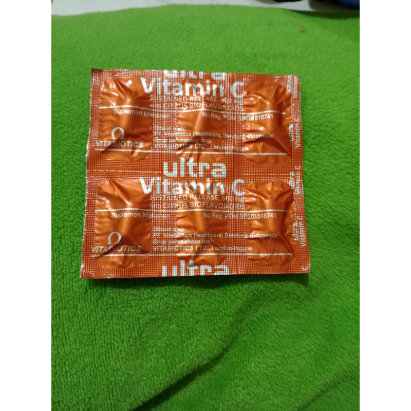 Jual vitabiotics ultra vitamin c strip 6 tablet | Shopee Indonesia
