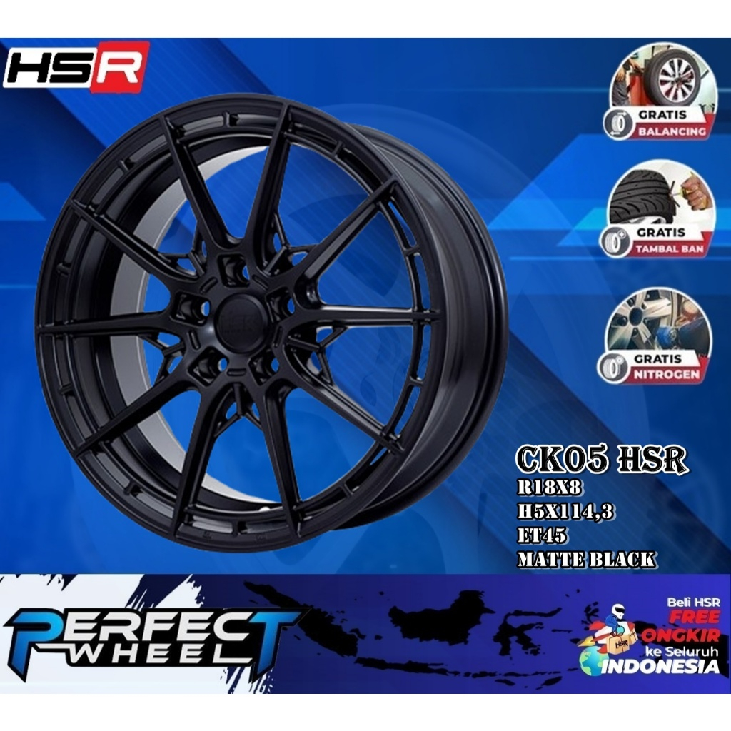 Jual Velg Ring 18 HSR CK05 5X114,3 Velg Mobil R18 Untuk Innova,Terios,Xpander,Alphard,Biante,Cx5 ...