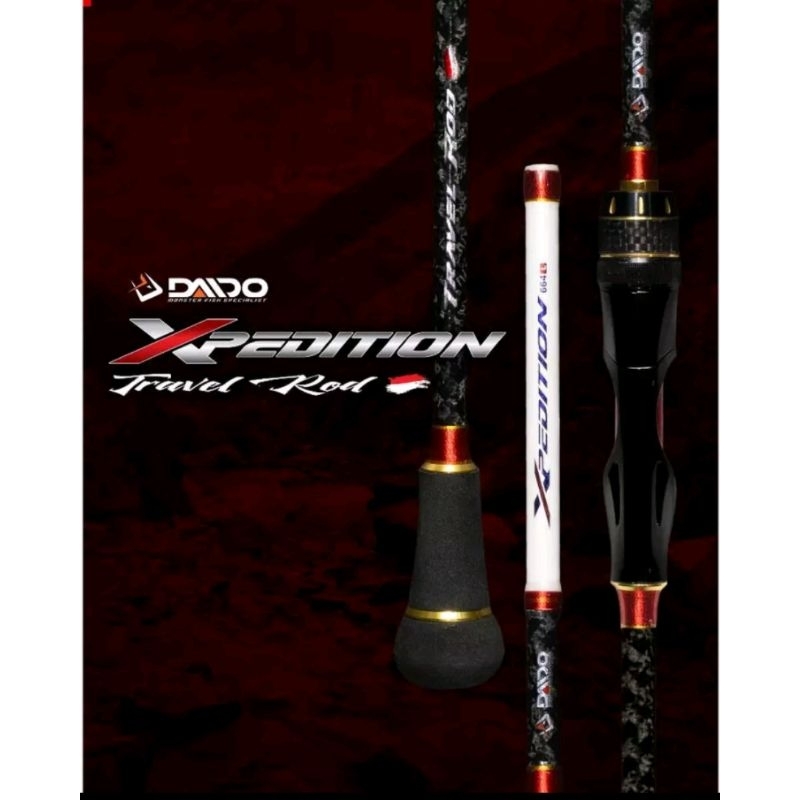 Jual JORAN DAIDO EXPEDITION TRAVEL ROD ( SPINING )CARBON 198CM | Shopee ...