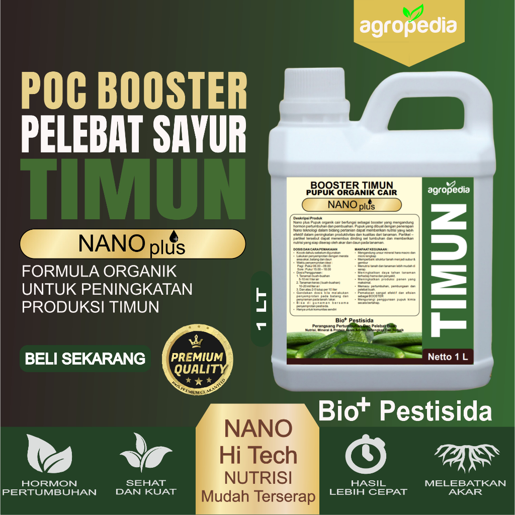 Jual AMINO BOOSTER Pupuk TIMUN Cepat Berbuah, Perangsang TIMUN Cepat ...