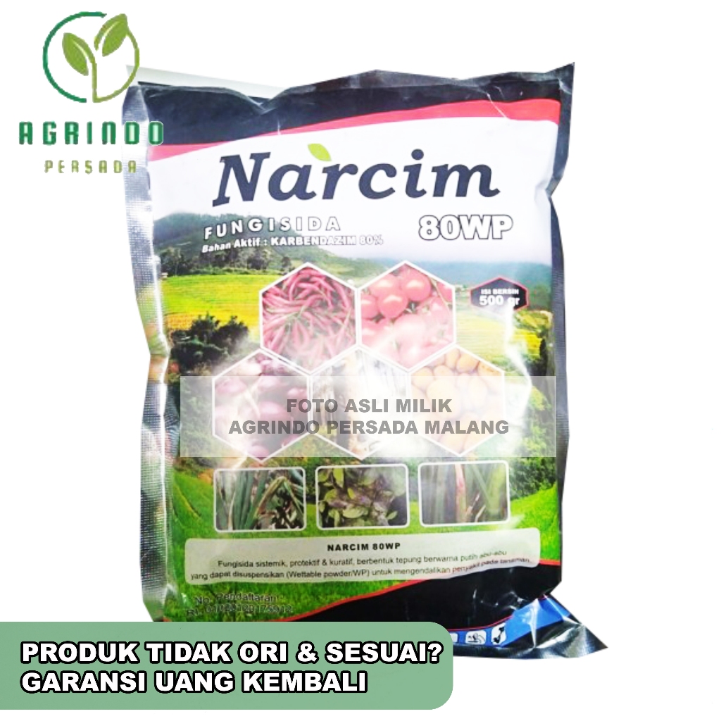 Jual Fungisida NARCIM 80WP 500gr Karbendazim 80% | Shopee Indonesia