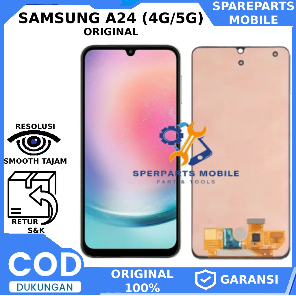 Jual LCD SAMSUNG A24 (4G/5G) / A245 FULLSET TOUCHSCREEN GARANSI ...