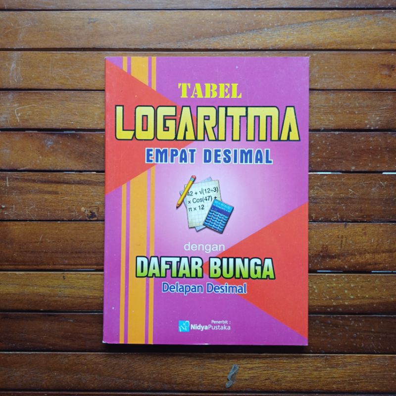 Jual Tabel Logaritma Empat Desimal | Shopee Indonesia