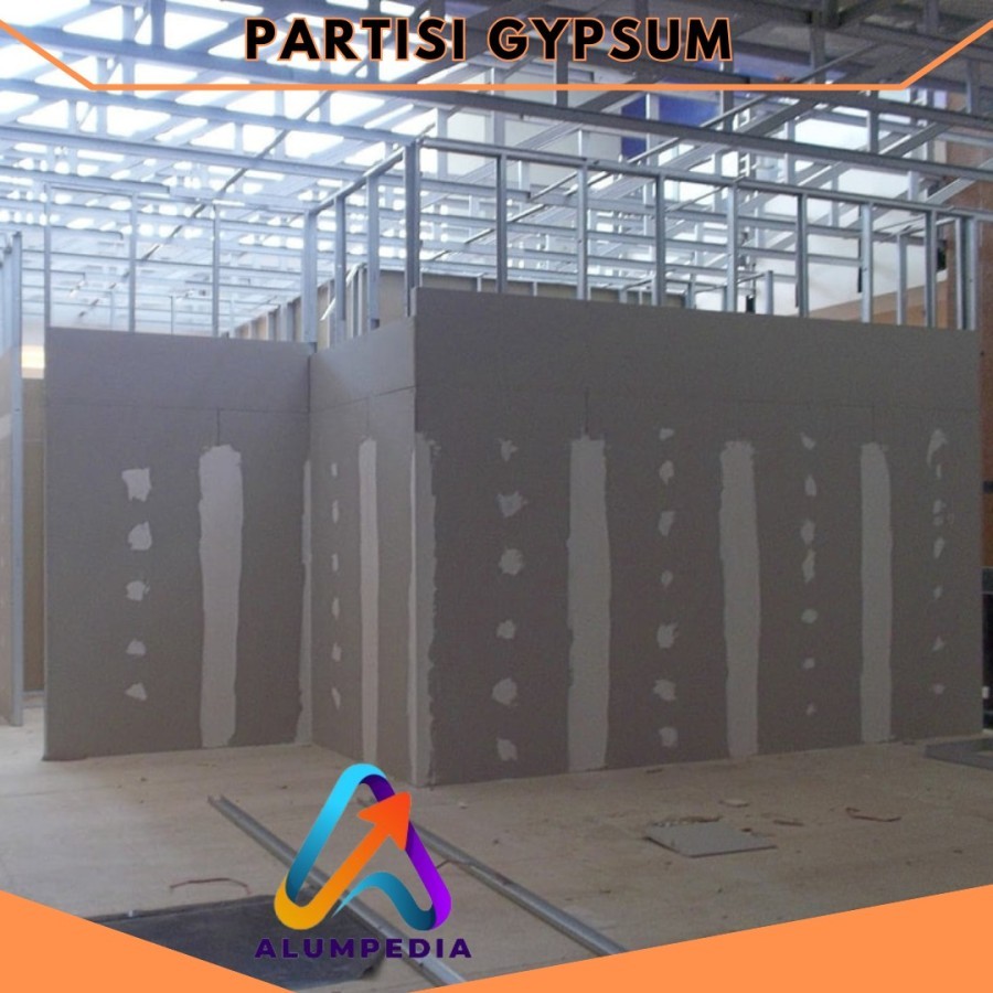 Jual PLAFON/PARTISI GYPSUM RANGKA BAJA RINGAN PLAFON GYPSUM DROP ...