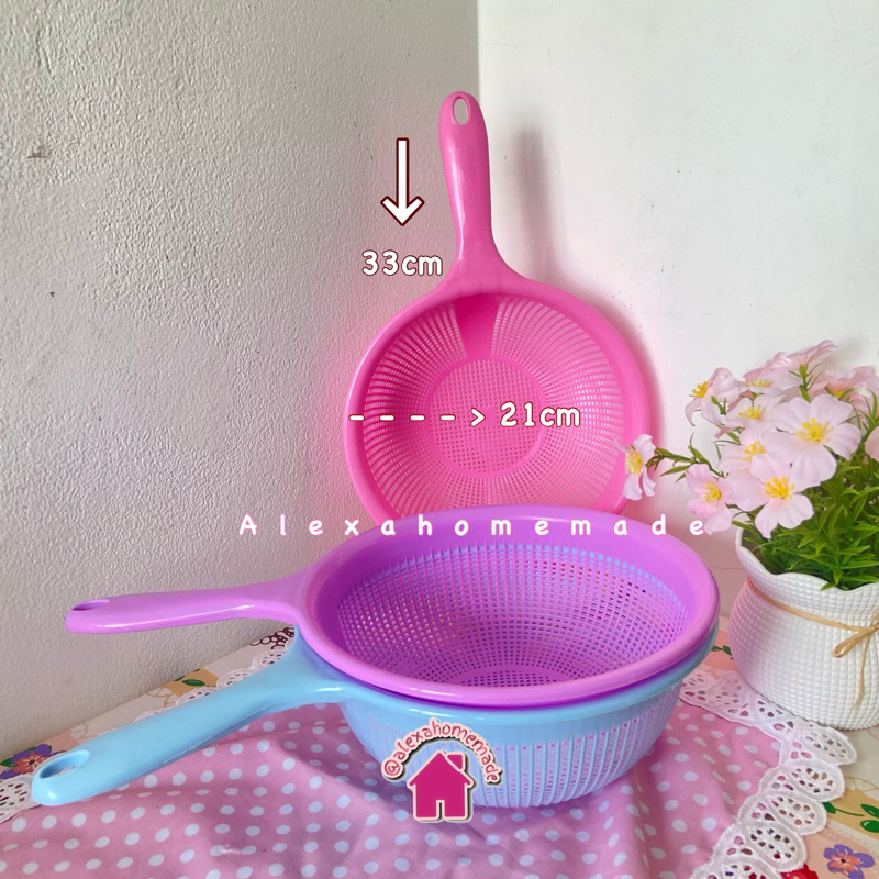 Jual SARINGAN SAYUR HANDLE PASTEL / saringan mie / saringan buah ...