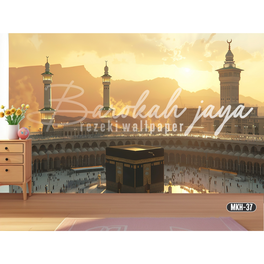 Jual NEW LAUNCH!!! Wallpaper Custom 3D Dinding Sticker Kabah Stiker ...
