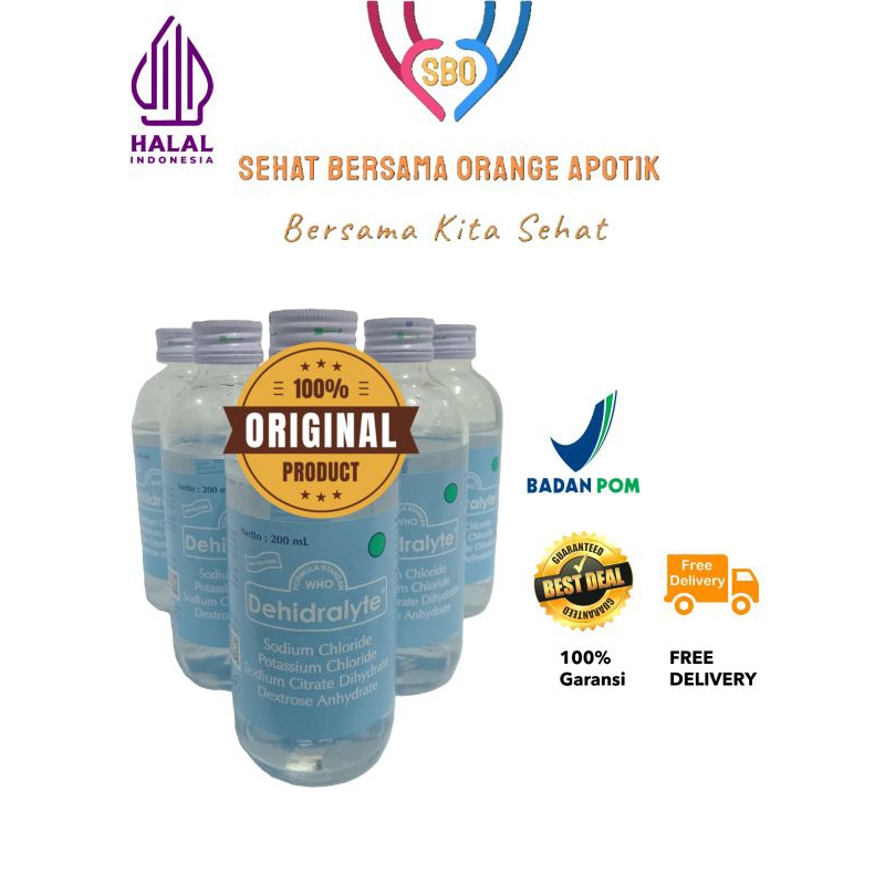 Jual Dehidralyte 200 mL - Oralit Untuk Dehidrasi Saat Demam dan Diare ...