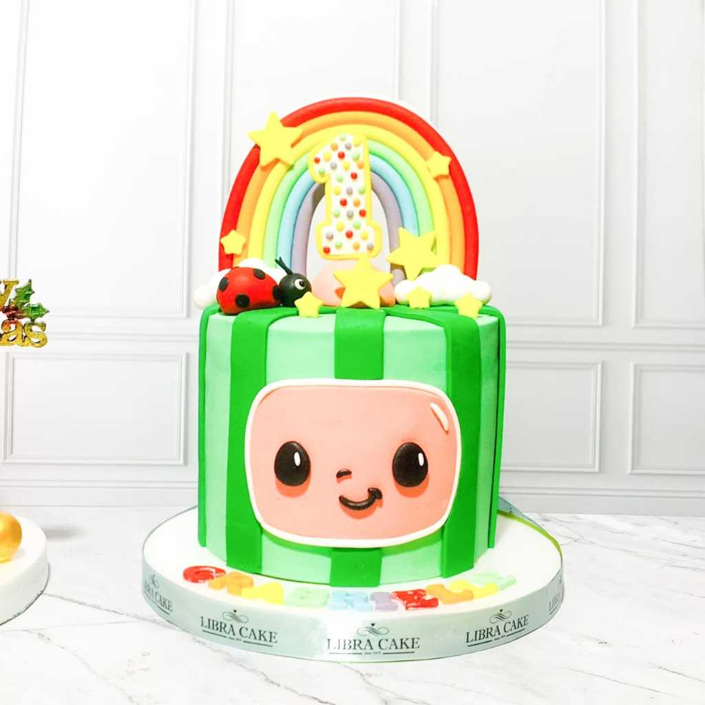 Jual Kue ulang tahun/Kue birthday/Cake custom birthday/Cake ultah/Kue tema Cocomelon | Shopee ...