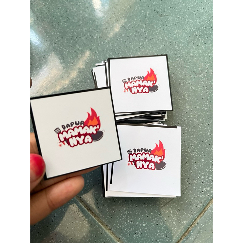 Jual CETAK STIKER UKURAN 4X4 | Shopee Indonesia