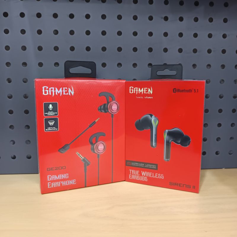 Jual GAMEN GE200 EARBUDS TWS SIRENS2 PREMIUM ORGNL | Shopee Indonesia