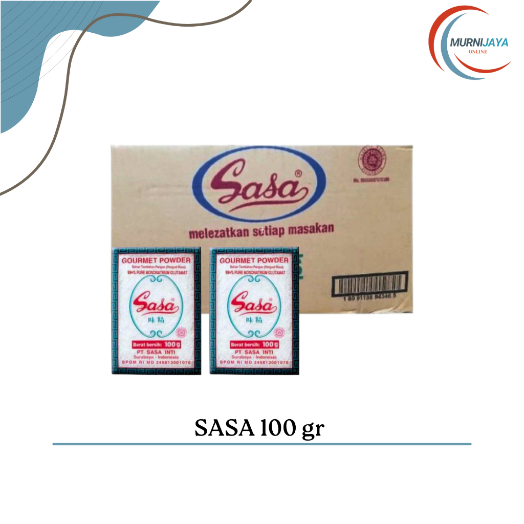 Jual Sasa Penyedap Rasa MSG 100 gr (1 DUS - Isi 12 PACK X 10 PCS ...