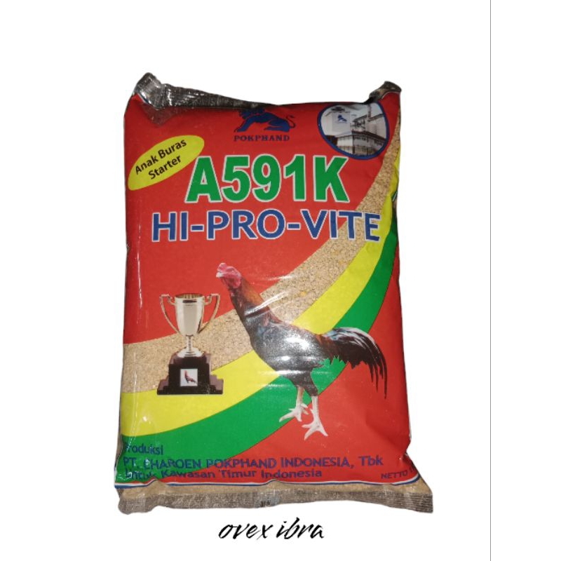Jual pakan ayam 591 HI-pro-vite untuk anaka ayam bangkok ayam kampung ...