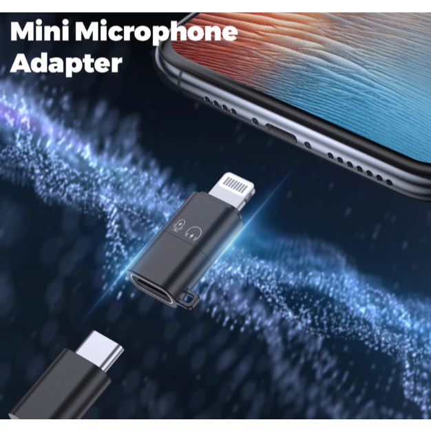 Jual Adapter Type C to iPhone Lightning for mic Wireless Lavalier ...