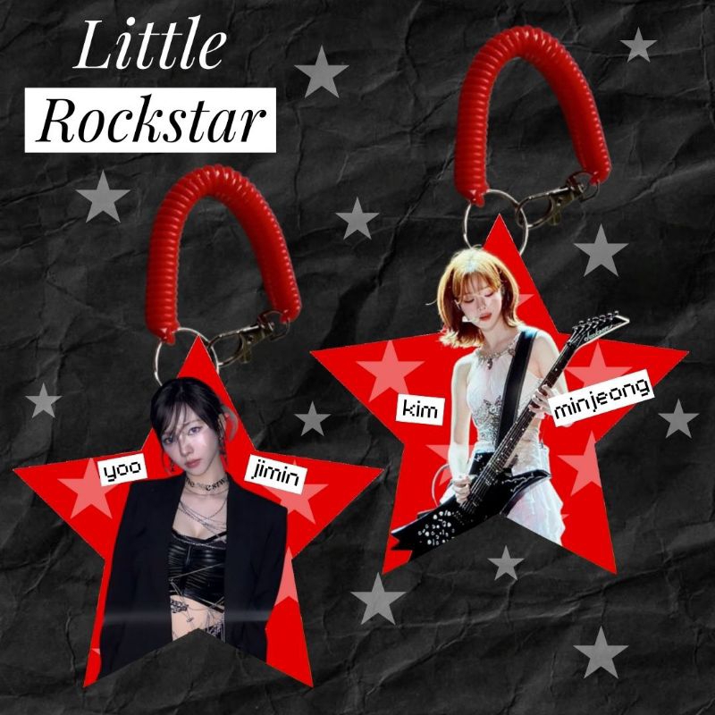 Jual [PRE-ORDER] LITTLE ROCKSTAR KEYCHAIN AESPA KEYCHAIN ACRYLIC ...