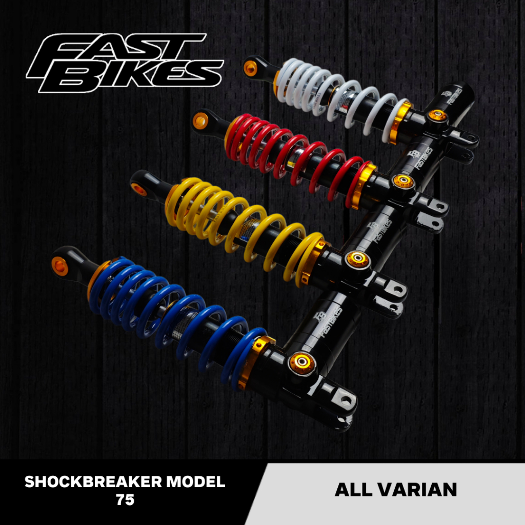 Jual Shockbreaker FASTBIKES Tabung Bawah 310MM Universal Matic Beat Mio ...