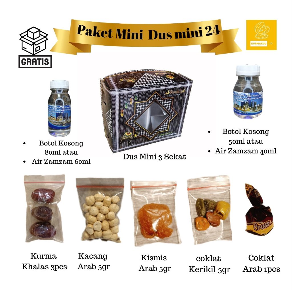 Jual Paket Oleh Oleh Haji dan Umroh Super Hemat dan Lengkap isi Air ...
